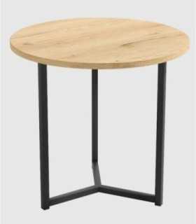 Mesa redonda pequeña roble Pacífico por 83,16 € 【Envío 24 horas】